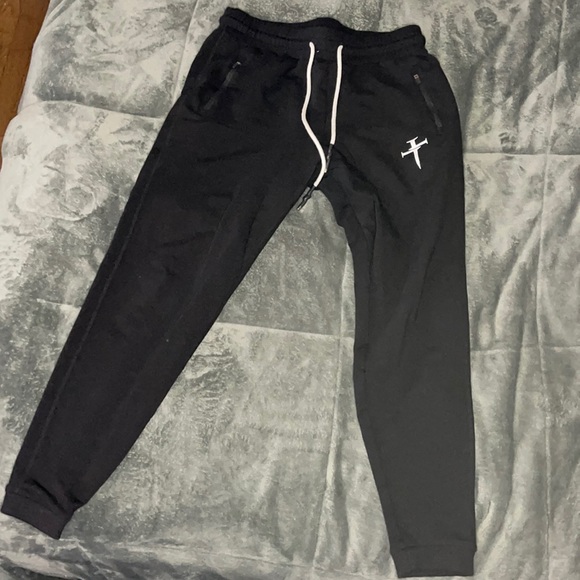 Pants | Three Nails Black Joggers | Poshmark